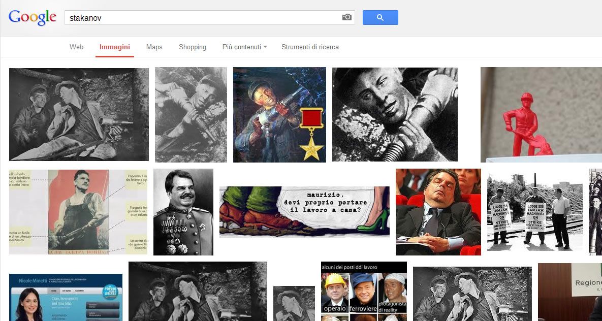 Google Knowledge Graph epic fail: il caso Stachanov